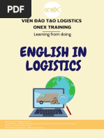 English For Logistics Vocabulary | PDF | Warehouse | Logistics