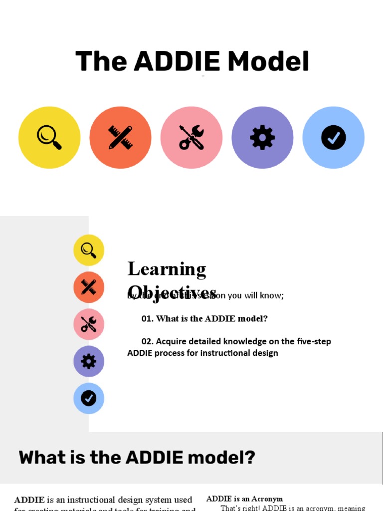 ADDIE Model | PDF | Instructional Design | Communication