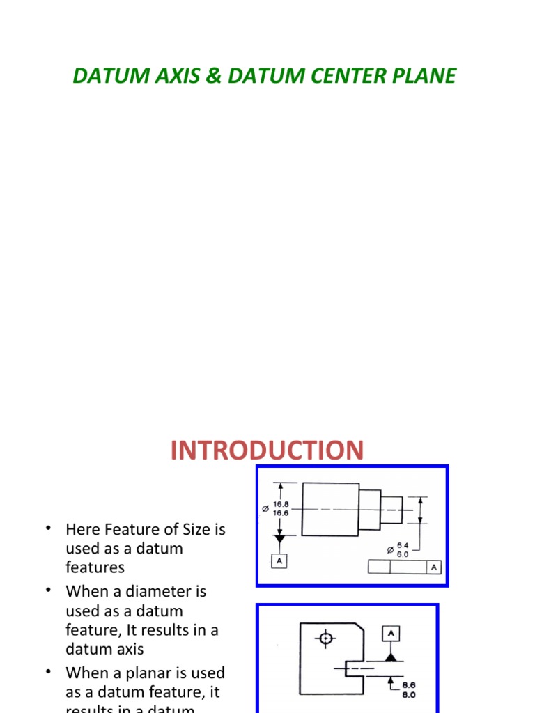 Datum Axis & Datum Center Plane | PDF | Nature | Data
