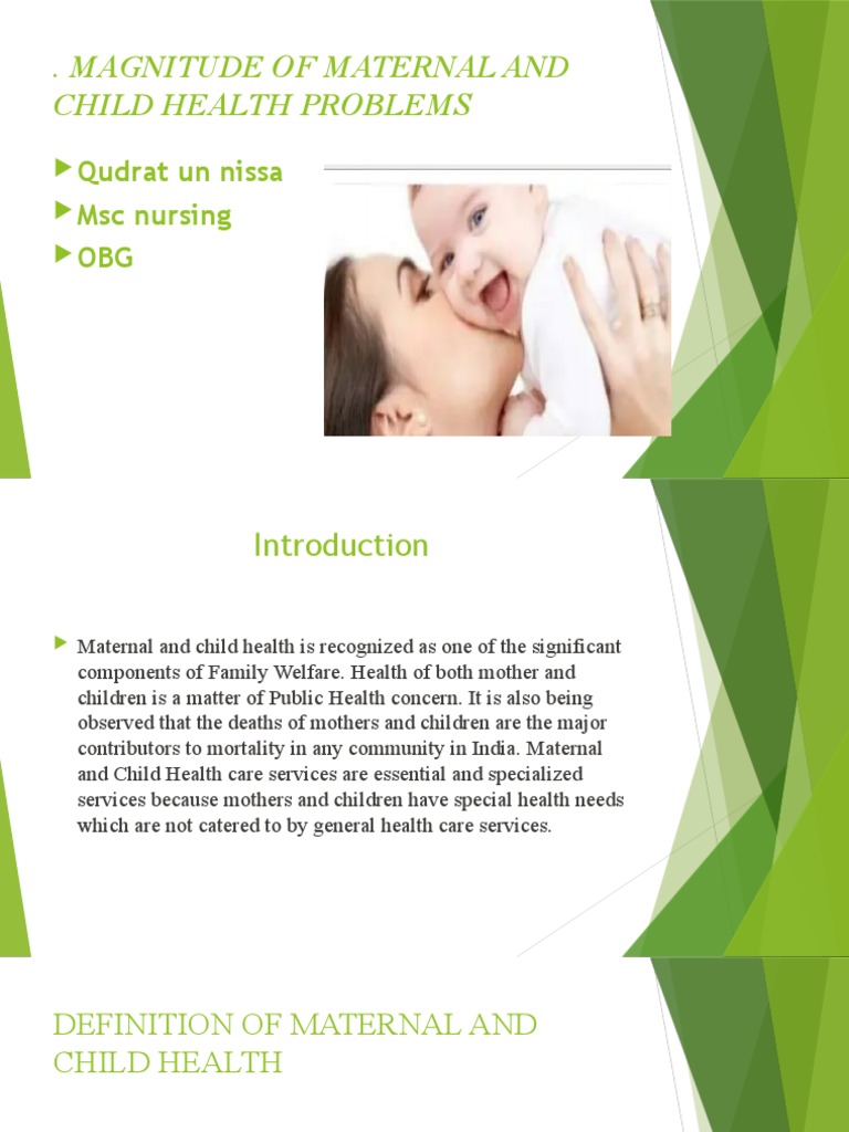 Maternal and Child Health Problems | PDF | Pregnancy | Malnutrition