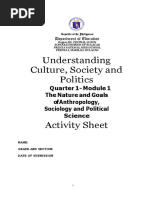 Ucsp Melcs | PDF | Institution | Linear Regression