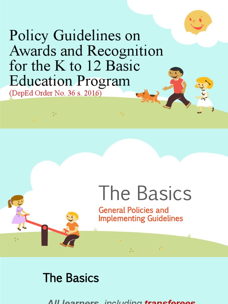 Deped Order 36 S 2016 | PDF | Curriculum | Teachers