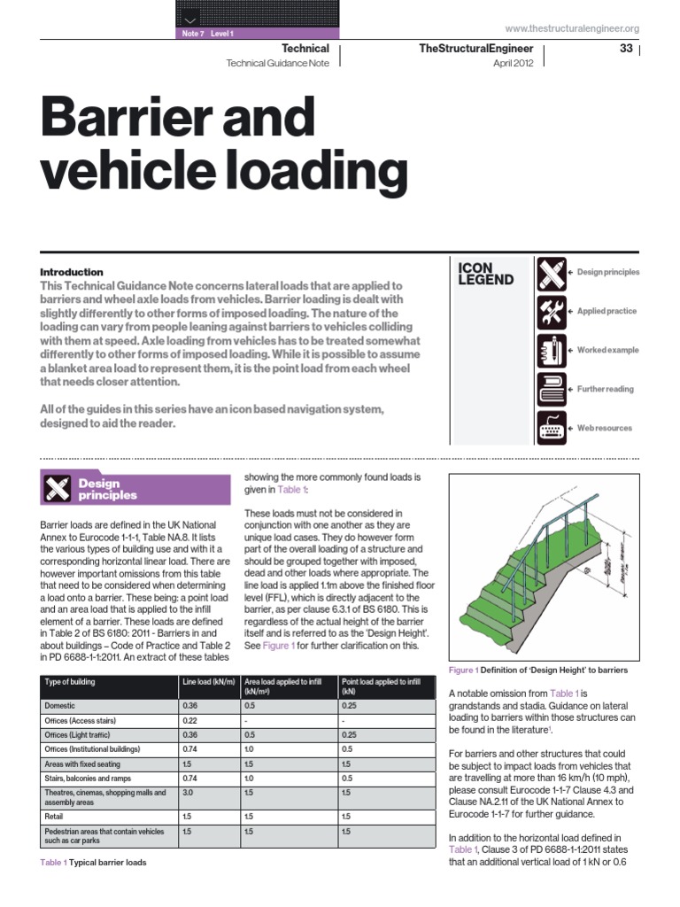 Barrier and Vehicle Load Guidelines | PDF | Mechanics | Mechanical ...