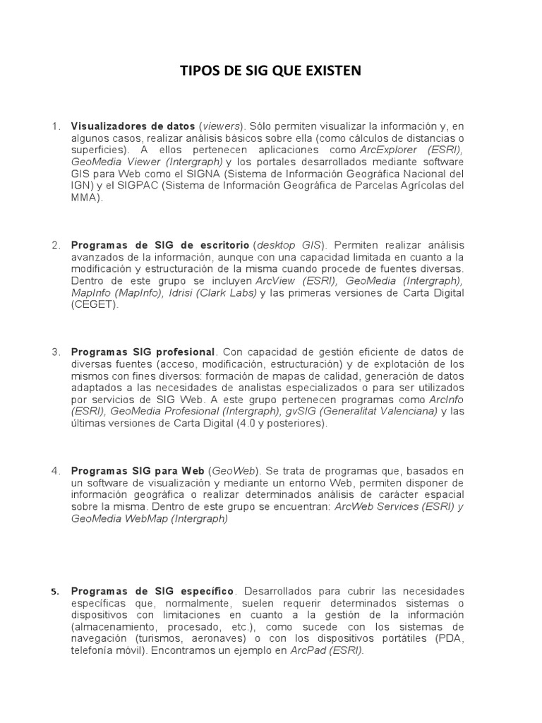 Tipos de Sig Que Existen (P5) | PDF