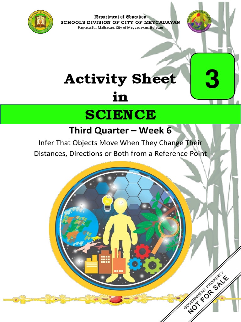 Activity Sheet in Science: Third Quarter - Week 6 | PDF | Force | Friction