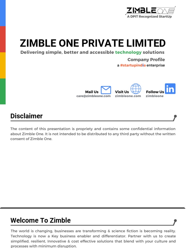 Zimble One: Cloud Transformation Solutions | PDF | Cloud Computing ...