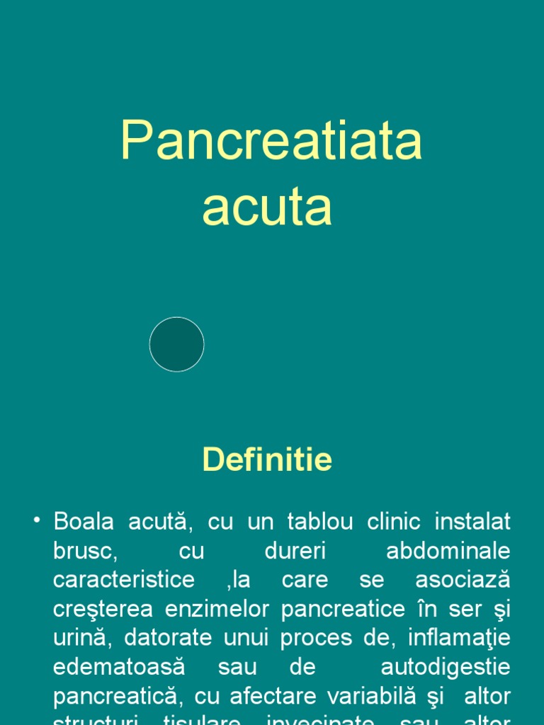 LP 13 Pancreatita Acuta | PDF