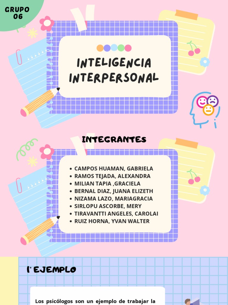 Desarrollo de la Inteligencia Interpersonal | PDF