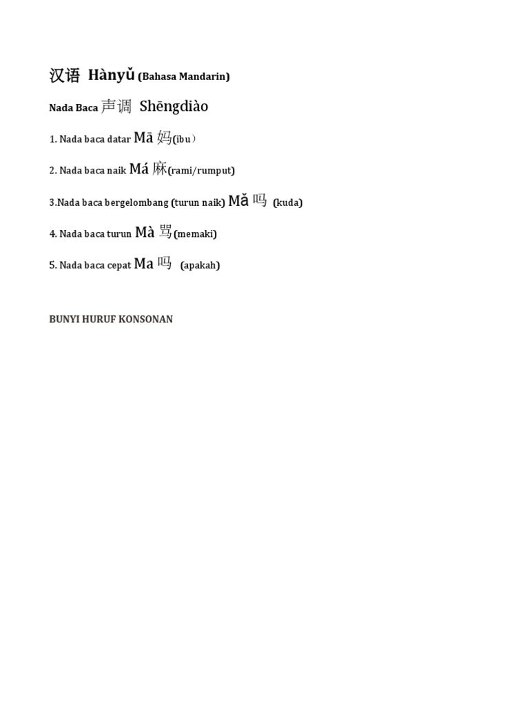 Modul Mandarin | PDF