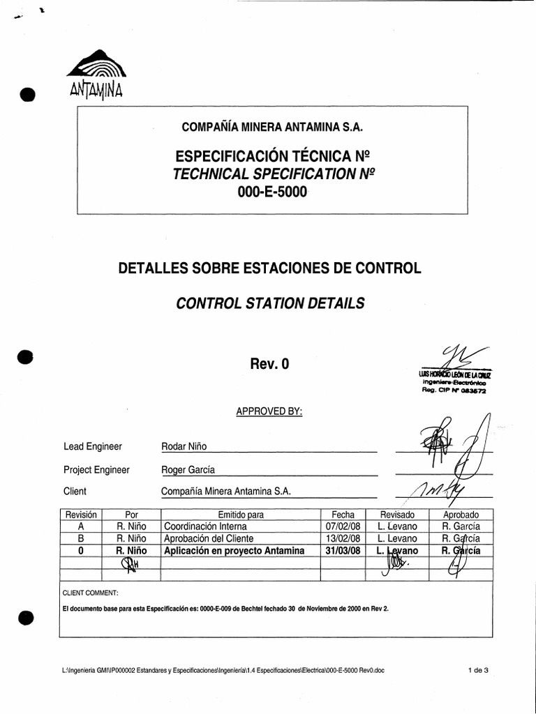 000-E-5000 Detalles Sobre Estaciones de Control | PDF