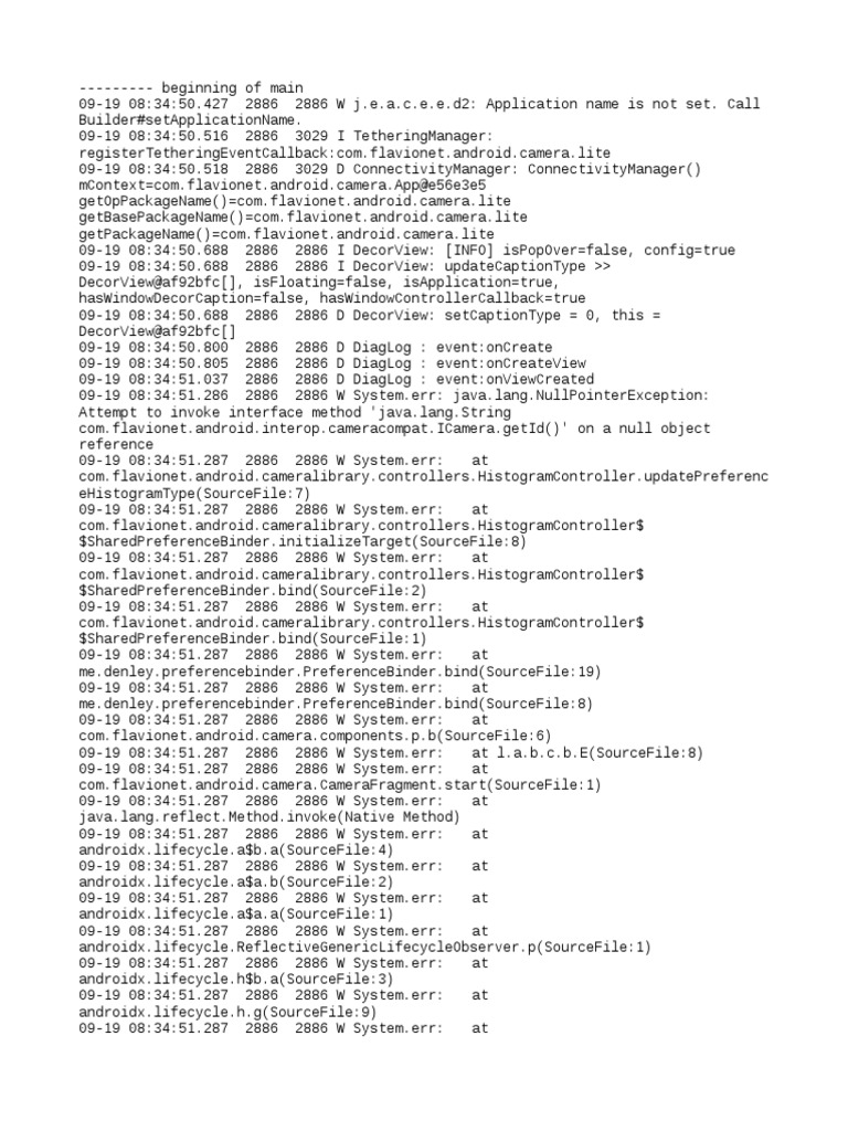 Logcat 1632015290056 | PDF | Computer Architecture | Operating System Families
