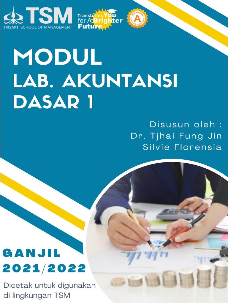 Modul Lab Ad I Ganjil 21.22 | PDF | Debits And Credits | Expense