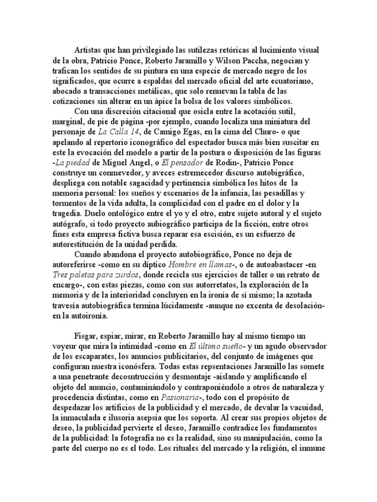 PACCHA | PDF | Las artes | Estética