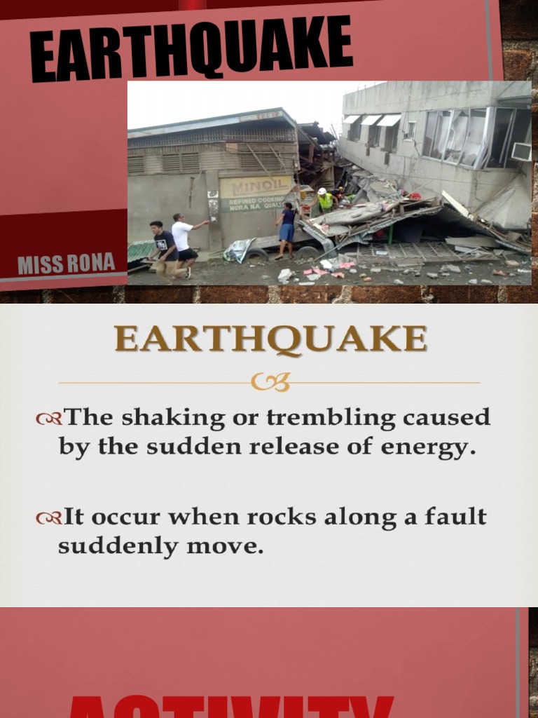 Earthquake and Faults | PDF