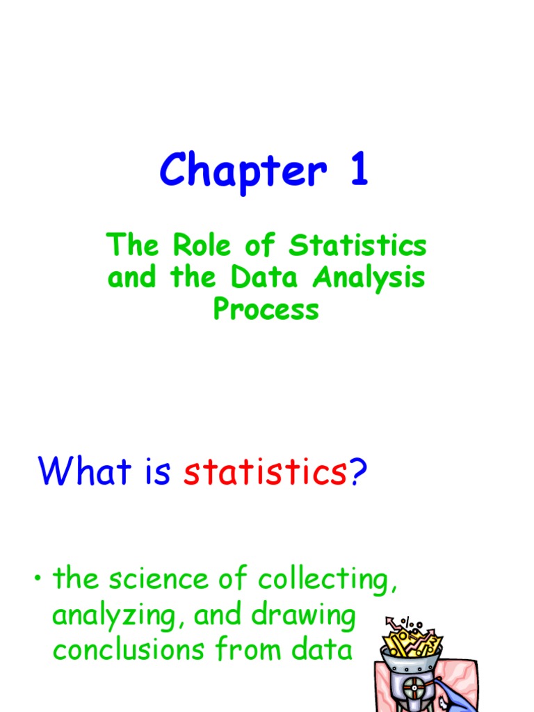 1 The Role of Statistics and The Data Analysis Process | PDF ...