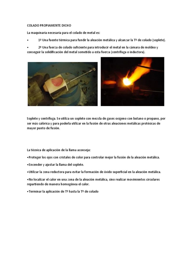 COLADO MetAles | PDF | Revestimiento | Aleación