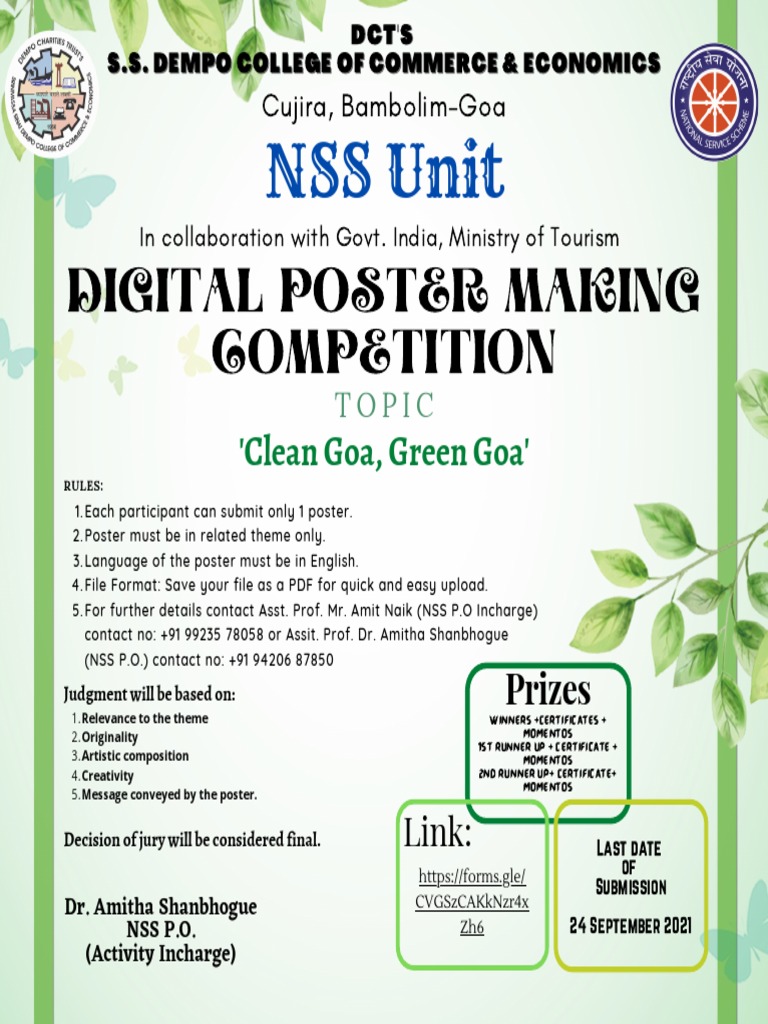 NSS Unit: Digital Poster Making Competition | PDF