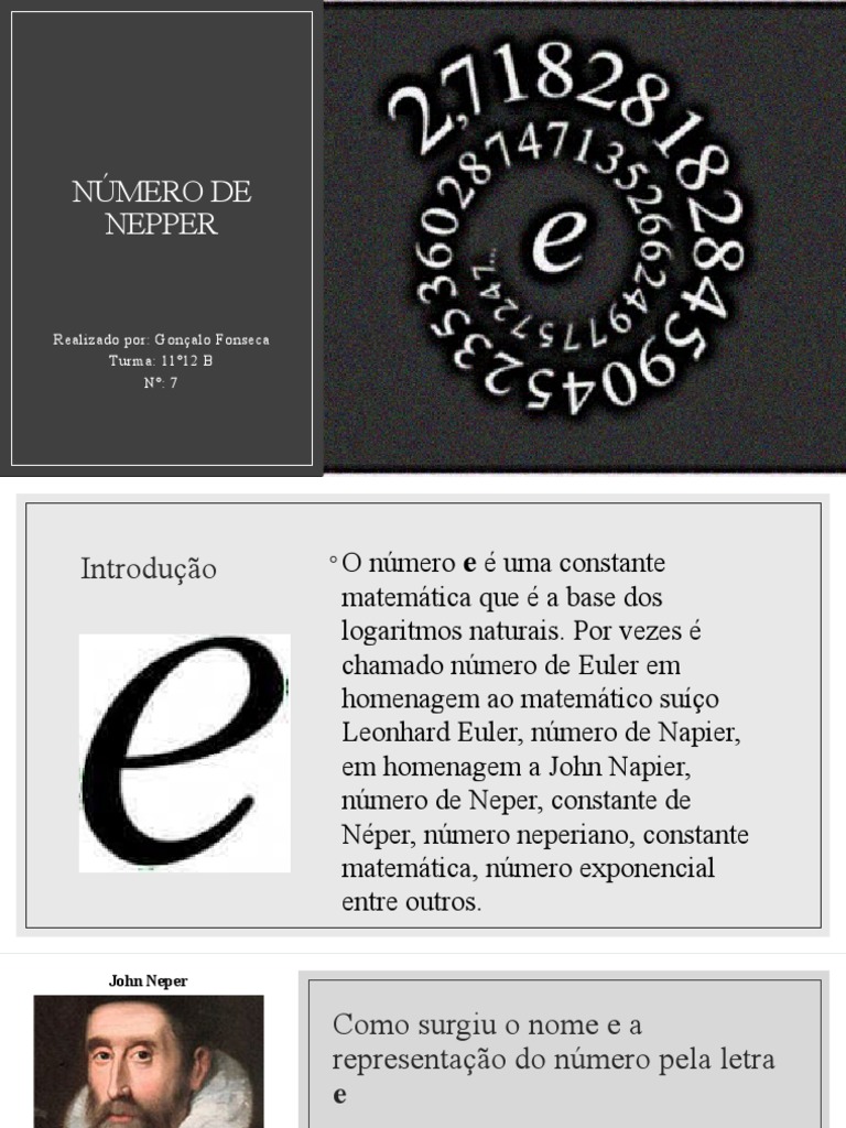 Número de Nepper | PDF | Números | Aritmética