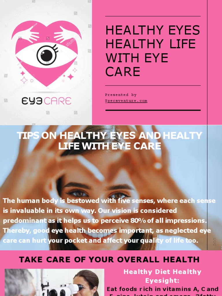 Healthy Eyes Healthy Life With Eyecare | PDF | Ultraviolet | Sunglasses