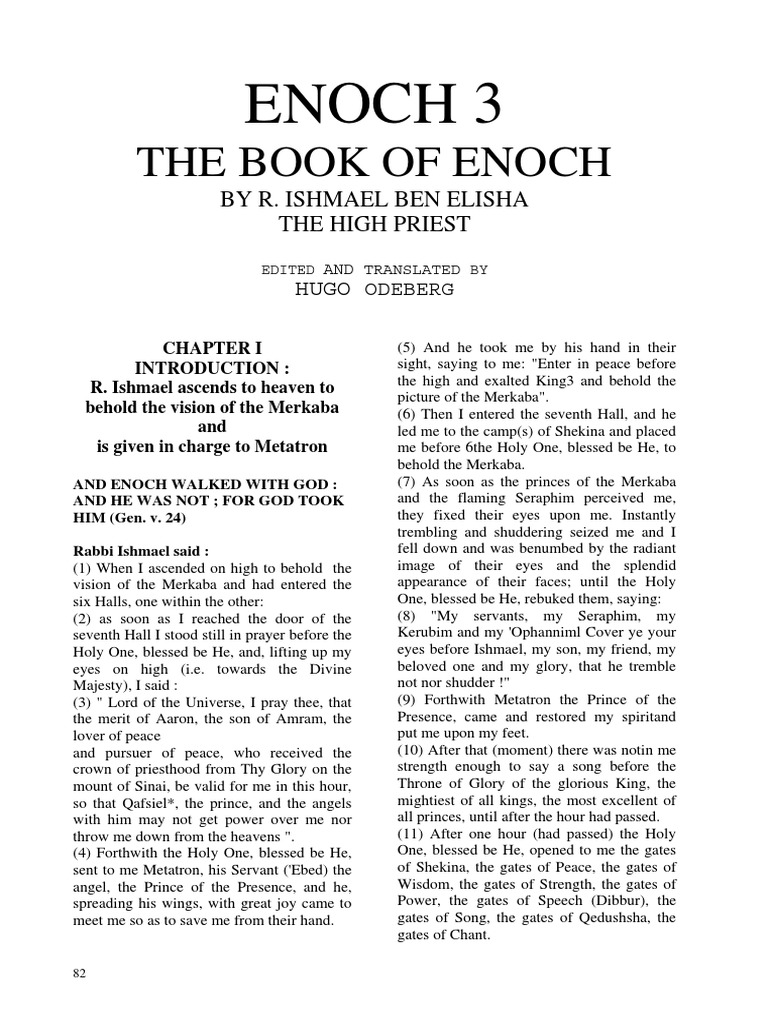 3 Enoch | PDF | Angel | Glory (Religion)