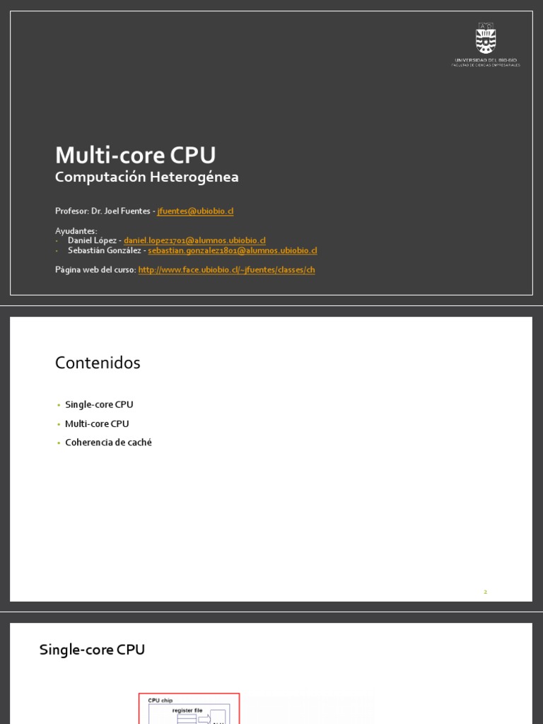 4 Multicore Cpu | PDF | Unidad Central de procesamiento | Caché (Computación)