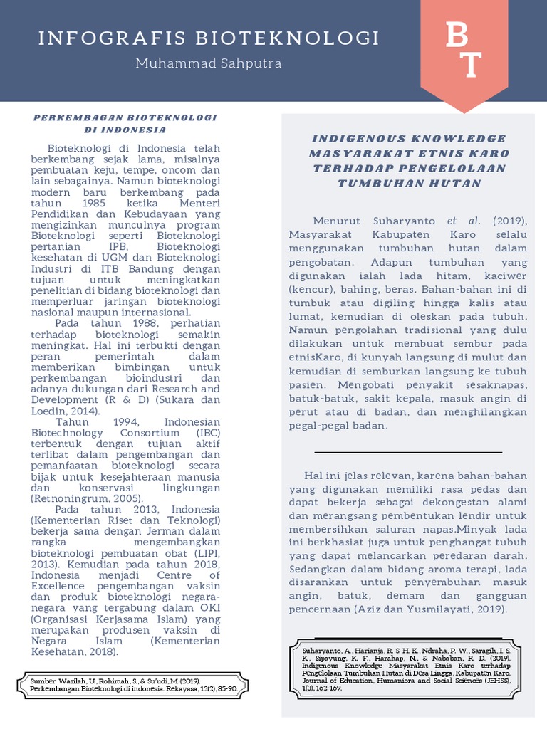 Infografis Bioteknologi | PDF
