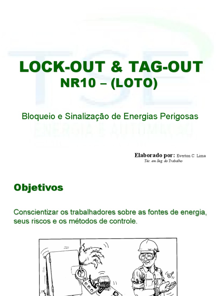 TSE Treinamento-LOTO | PDF | Fiação elétrica | Eletricidade