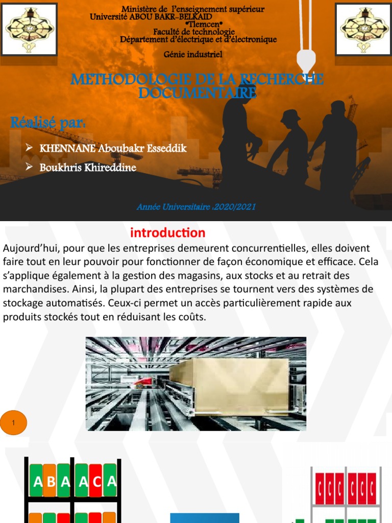 Pre Soutenance | PDF | Inventaire