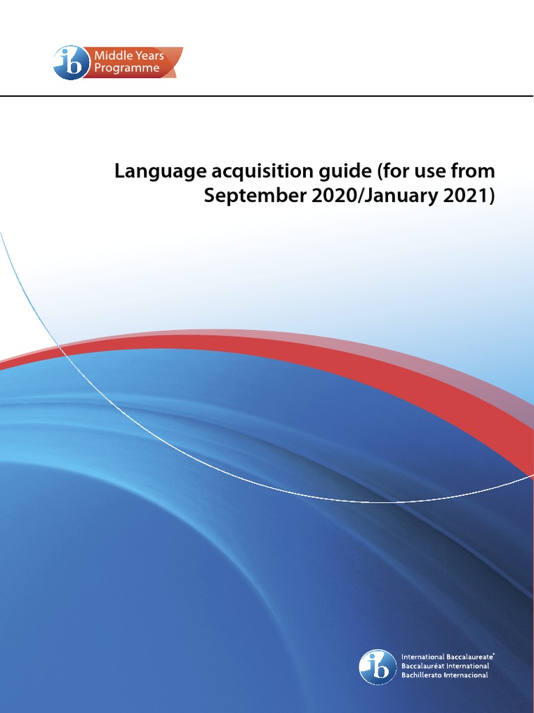 Language Acquisition Guide Updated | PDF | Language Acquisition ...