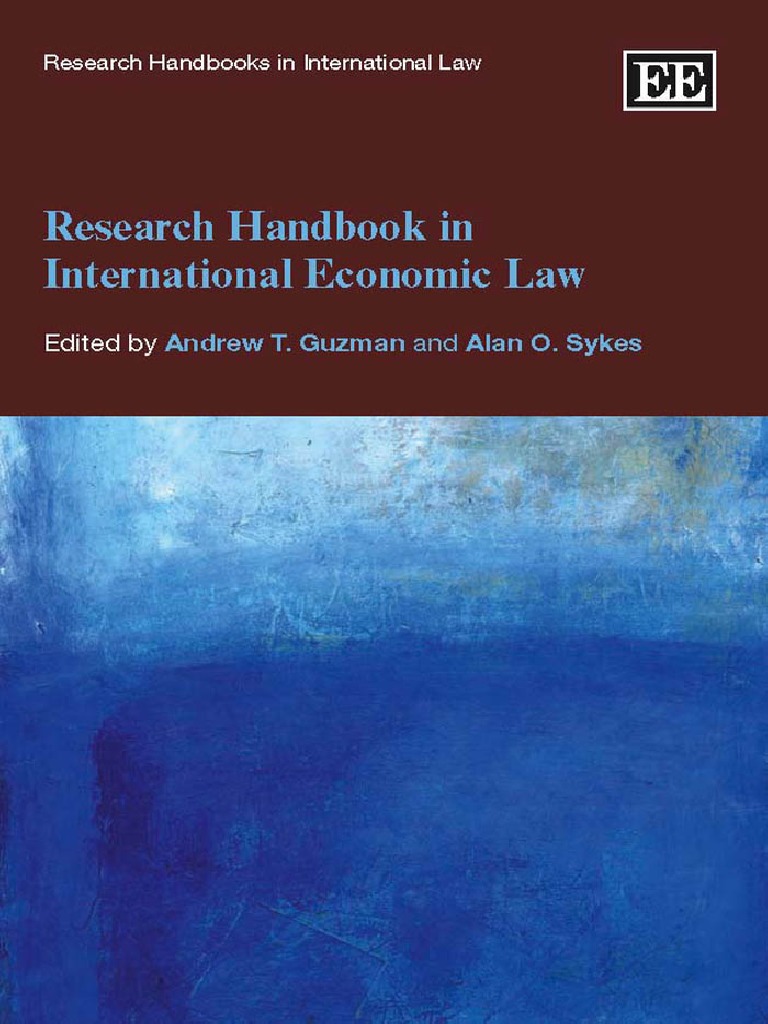 (Research Handbooks in International Law Series) Andrew T. Guzman, Alan ...