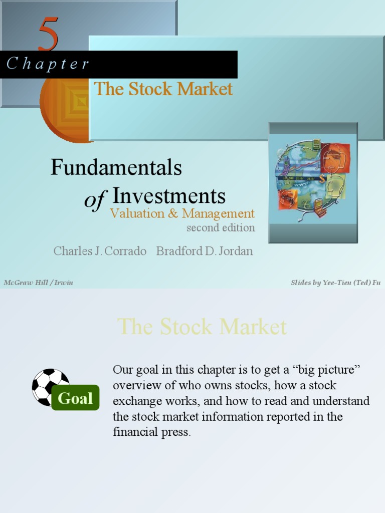 The Stock Market The Stock Market: Fundamentals Investments | PDF ...