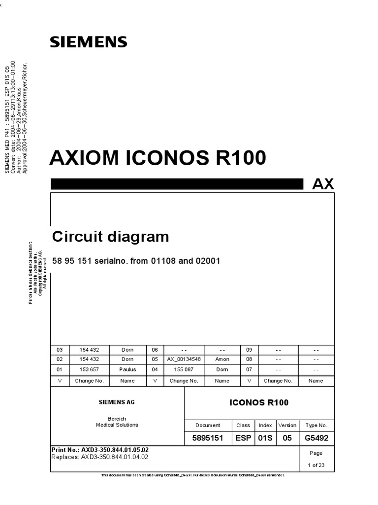 Axiom Iconos R100: AX Diagram | PDF | Electrical Engineering | Electricity