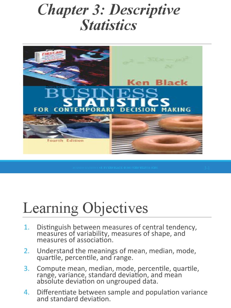 Discrete Distributions: Business Statistics, 4E, by Ken Black. © 2003 ...
