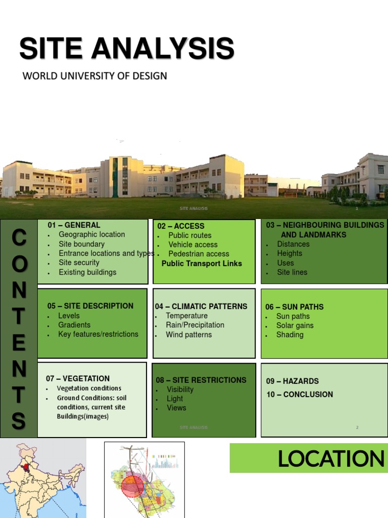 Site Analysis Book | PDF | Physical Geography