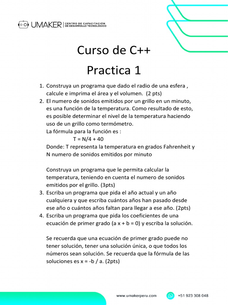Practica1 Cplus | PDF | Tecnología