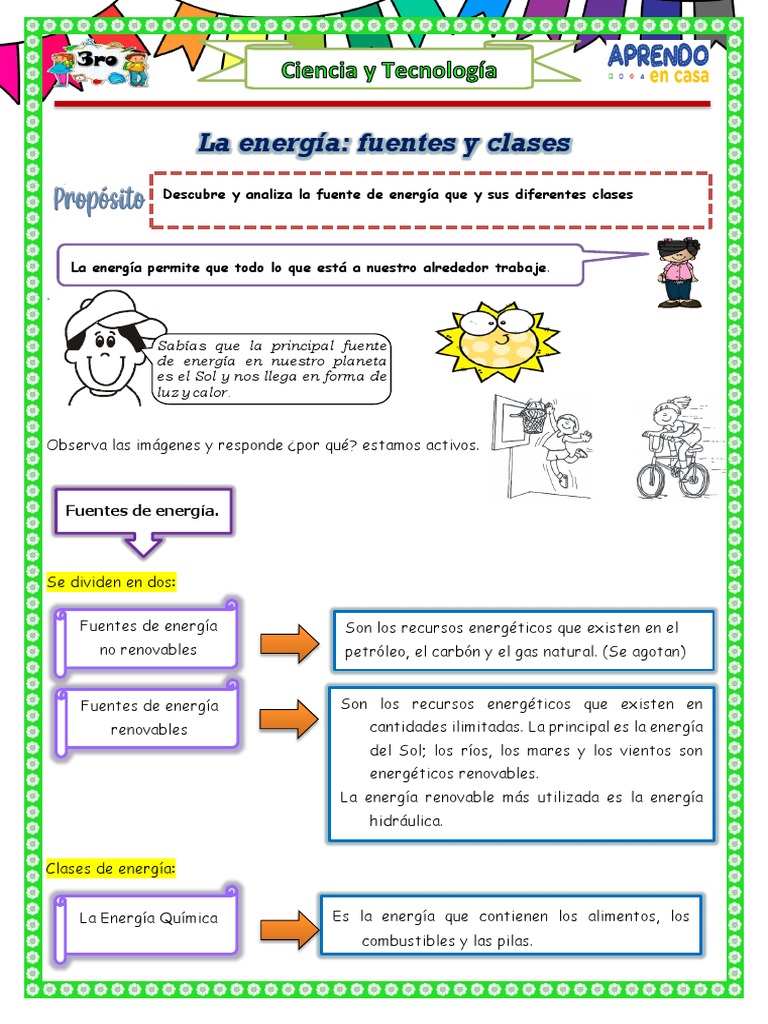 La Energia Fuentes y Clases. | PDF