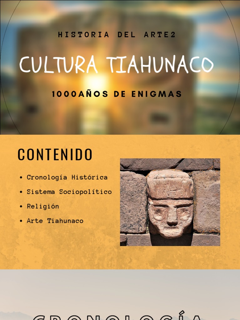 Mapa de la Cultura Tiahuanaco | PDF | Andes
