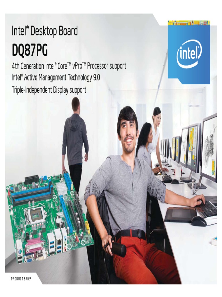 DQ87PG: Intel® Desktop Board | PDF | Solid State Drive | Computer ...