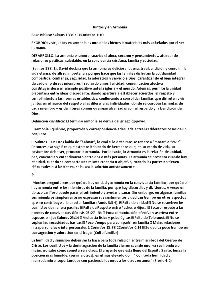 Juntos en Armonia | PDF | Jacob | Amor