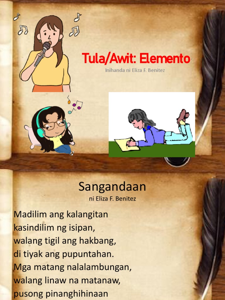 Tula Awit Elemento | PDF