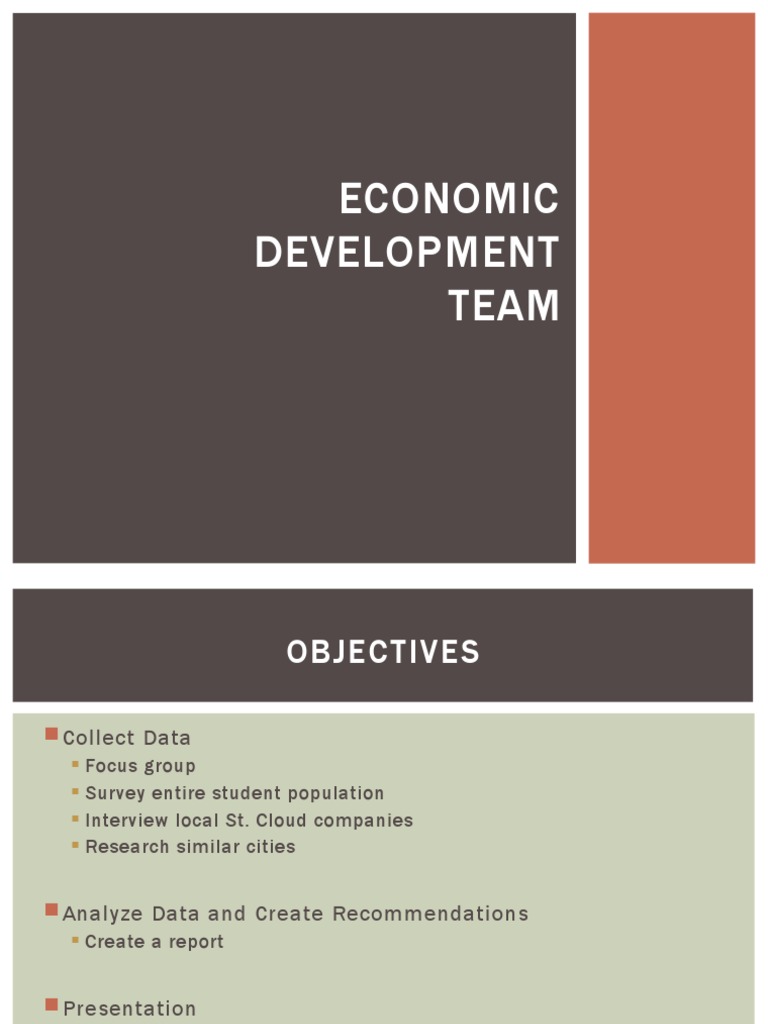 Economic Development Presentation | PDF