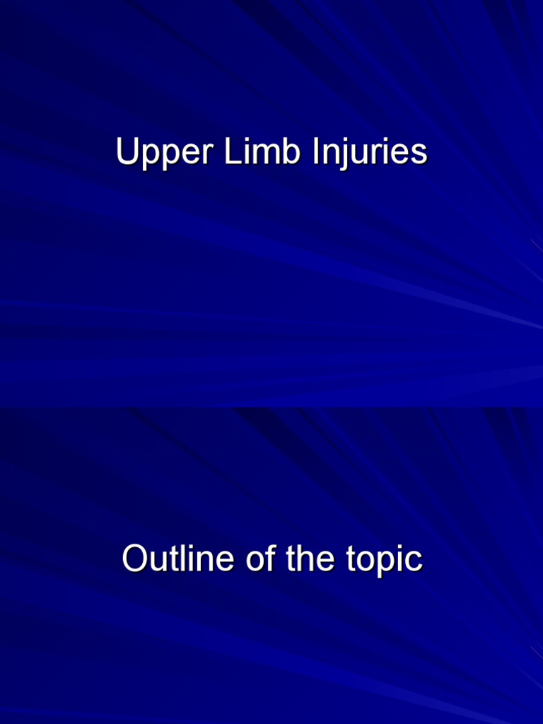 02 Upper Limb Injuries Album2 | PDF | Shoulder | Diseases And Disorders