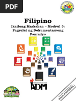 Filipino 8 SLMs 3rd Quarter Module 4 | PDF
