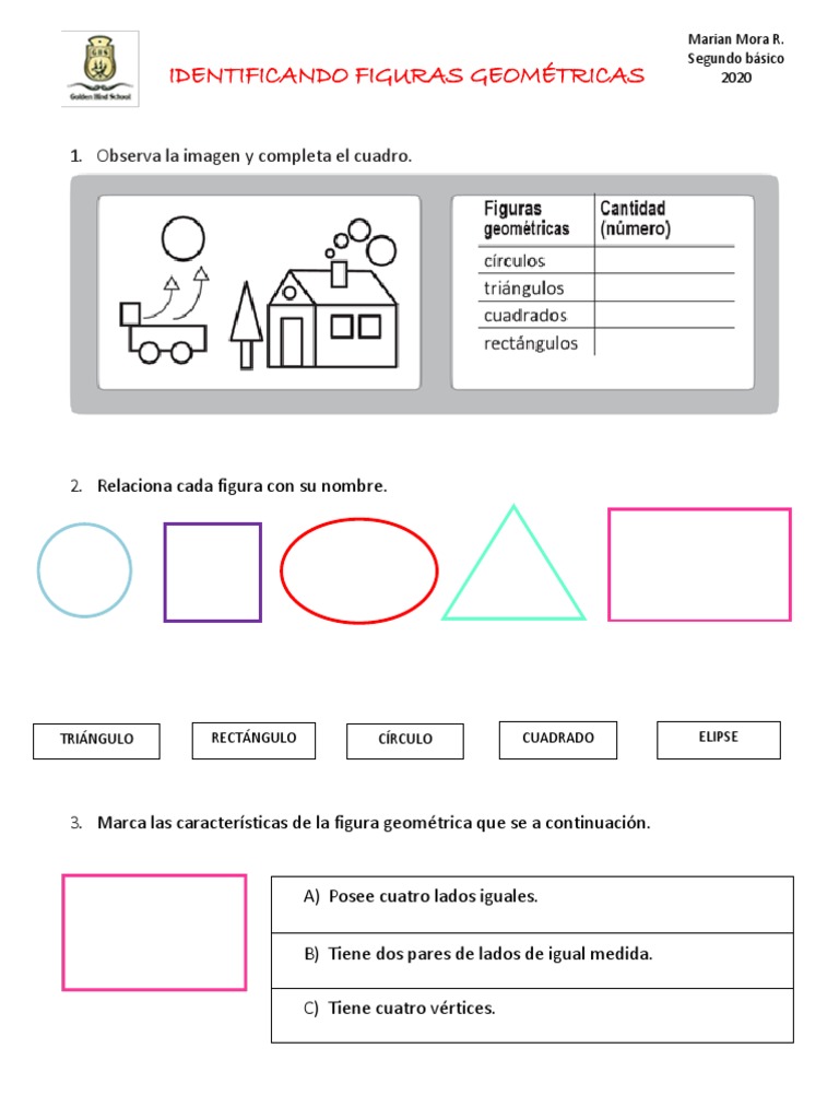 Identificación de Figuras Geométricas | PDF