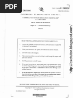CSEC Principles of Business Syllabus 2025 | PDF | Business