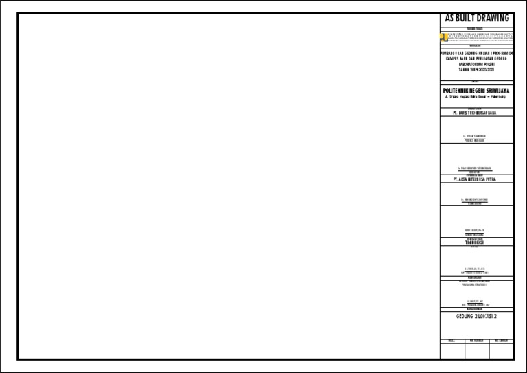 Dokumen As-Built Drawing | PDF