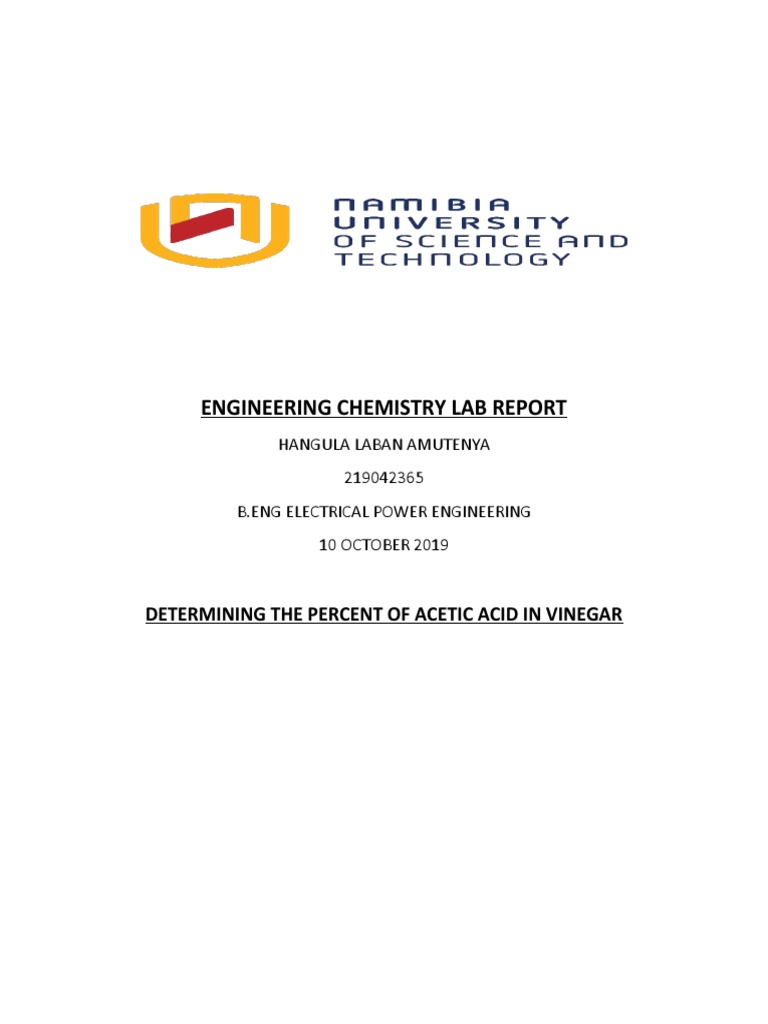 Ach Lab Report | Download Free PDF | Mole (Unit) | Titration