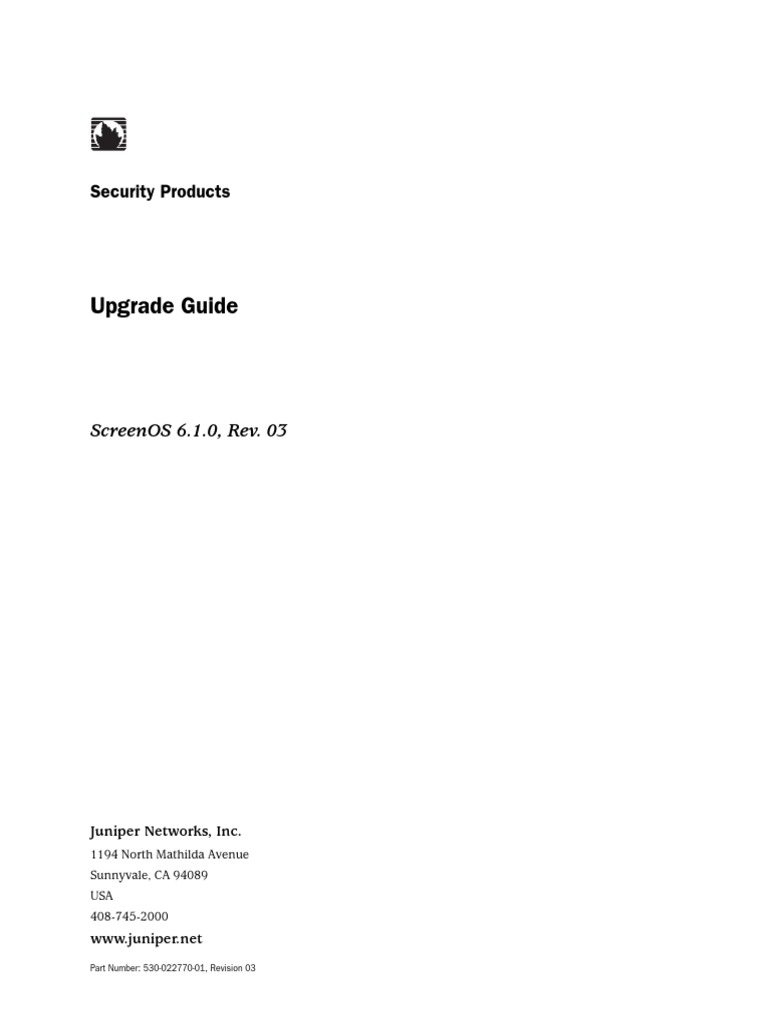 Upgrade - Guide Juniper SSG | PDF | Booting | Command Line Interface