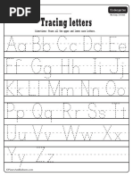 Filipino Alphabet Tracing | PDF | Languages | Foreign Language Studies