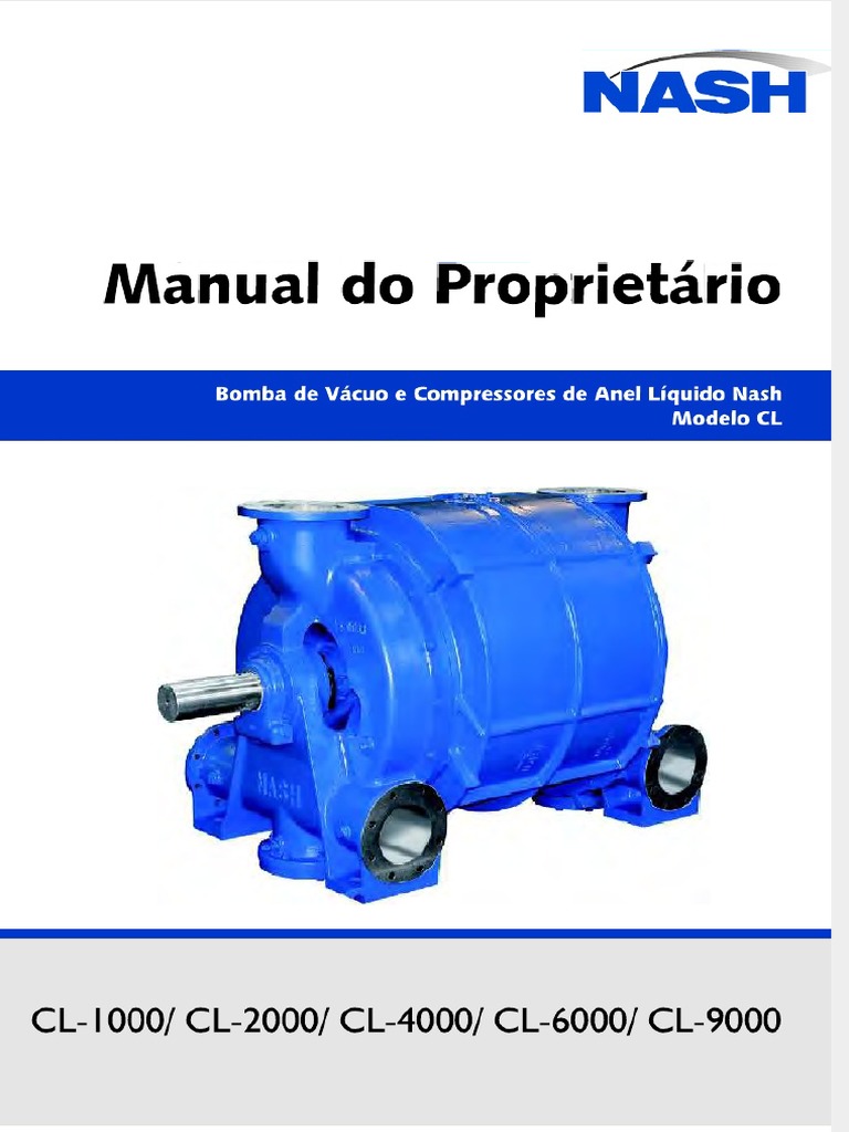 Vdocuments - MX Manual Bomba de Vacuo Nash | PDF | Bomba | Óleo de motor